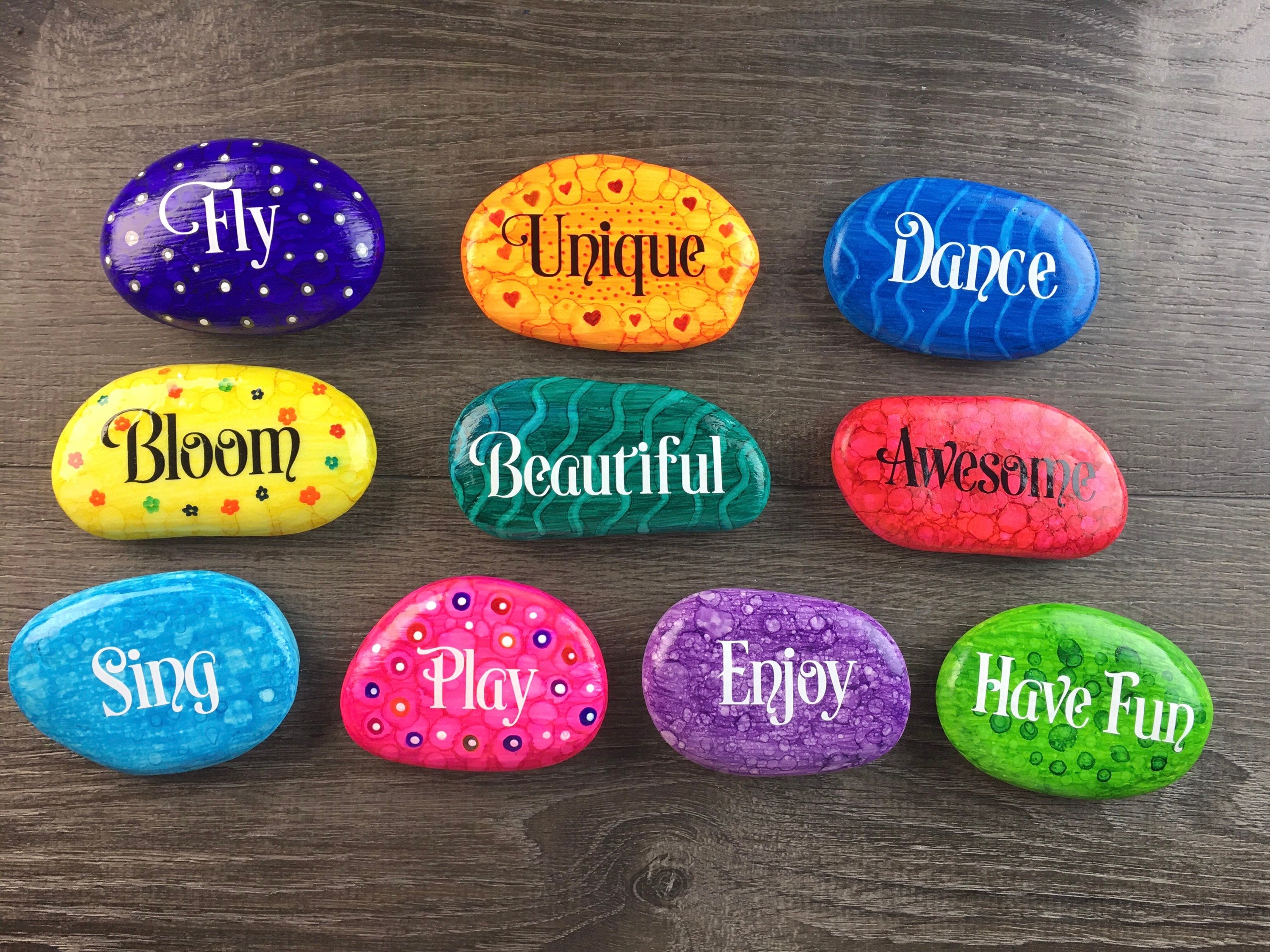 Set #3: Inspirational words #3 - A set of ten vinyl decals